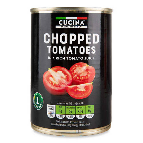 Chopped Tomatoes in a Rich Tomato Juice | ALDI UK
